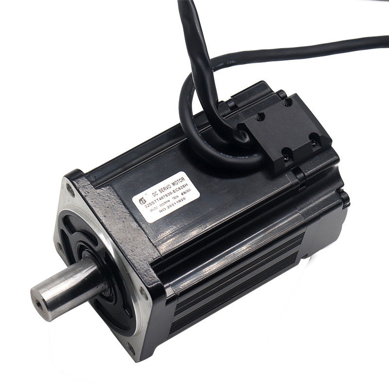 Round Shaft 48v Dc Servo Motor Rated Current 20a For Agv Robot